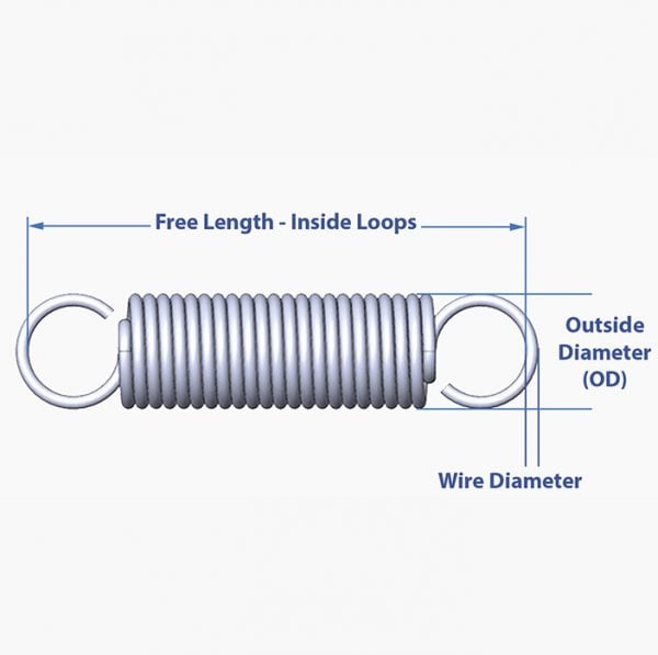 Tension Springs | JB Springs - Designers, Manufacturers & Suppliers