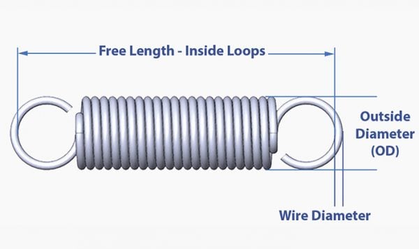 Tension Springs | JB Springs - Designers, Manufacturers & Suppliers
